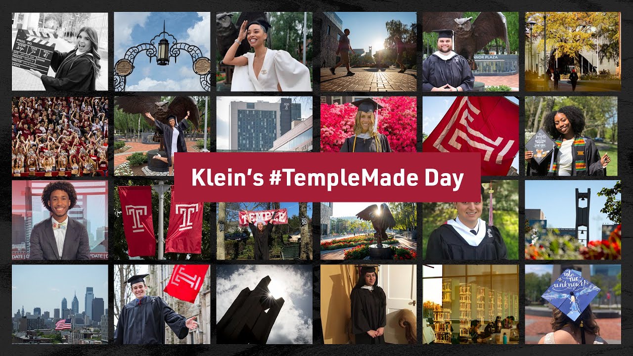 Watch the Klein College #TempleMade Day on Wed - TUTV