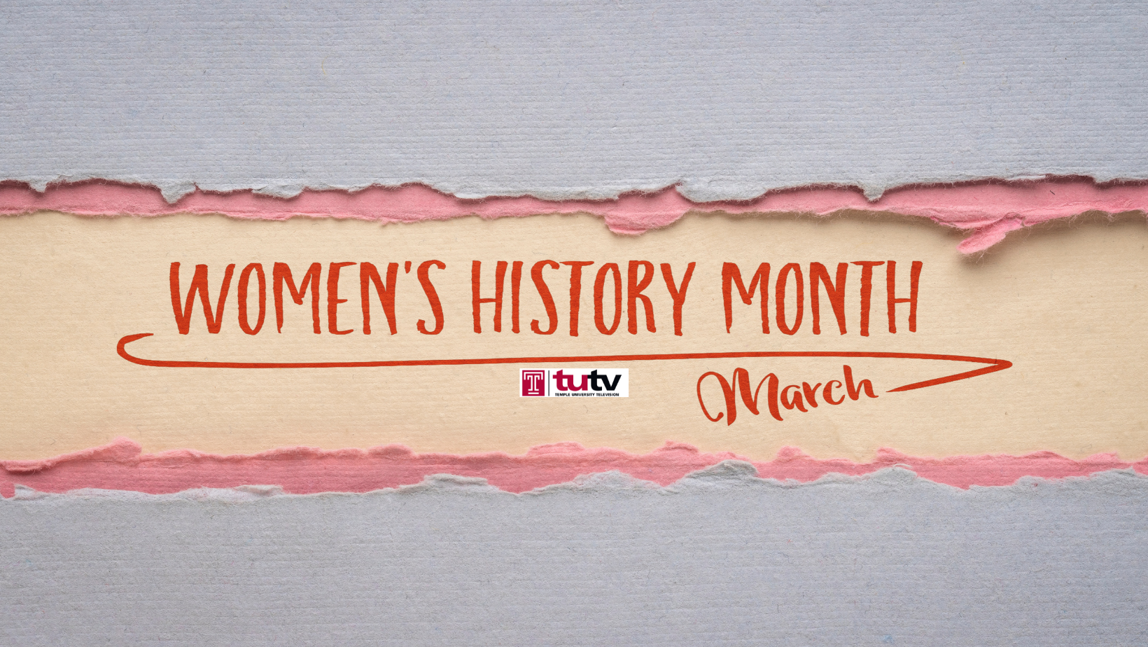 Celebrate Women’s History Month - TUTV
